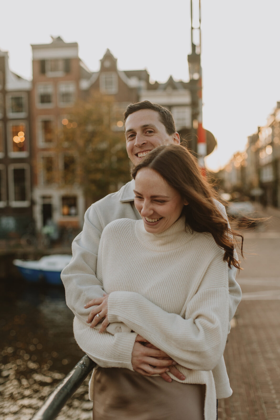 Amsterdam couple photoshoot in Fall